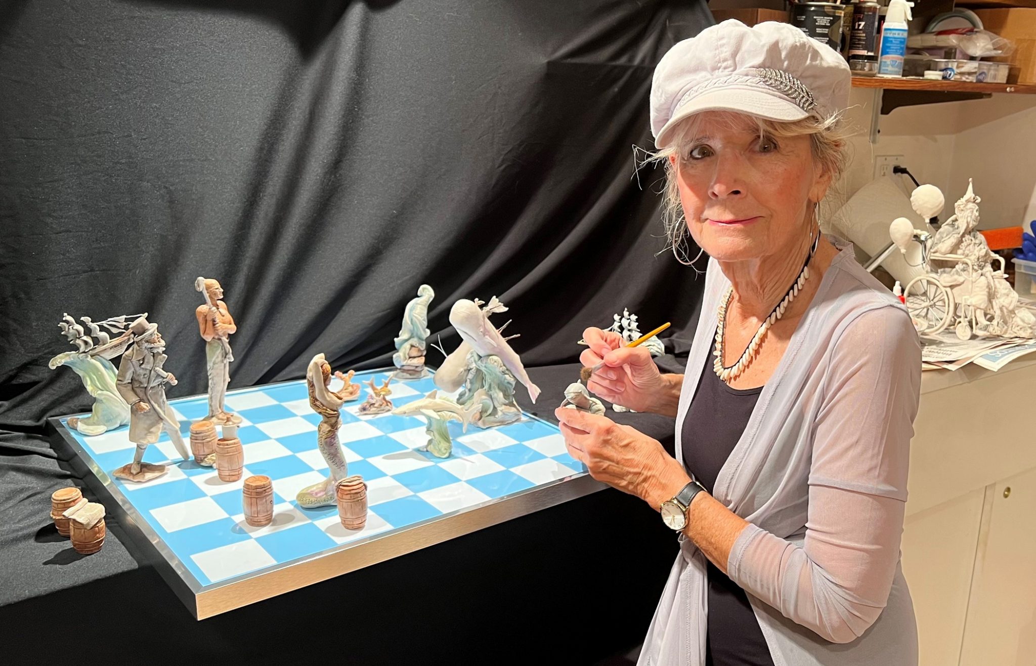 Jessica DeStefano's Chess Set in The World Chess Hall of Fame ...