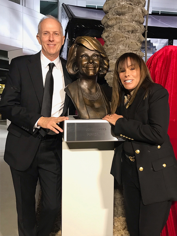 Richard Becker Unveils Sculptures at the Emmys Hall of Fame Ceremony ...